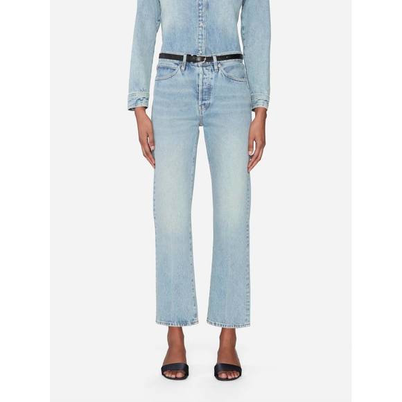Frame Denim | Jeans | New Frame Vertical Crop Jeans In Scheme | Poshmark